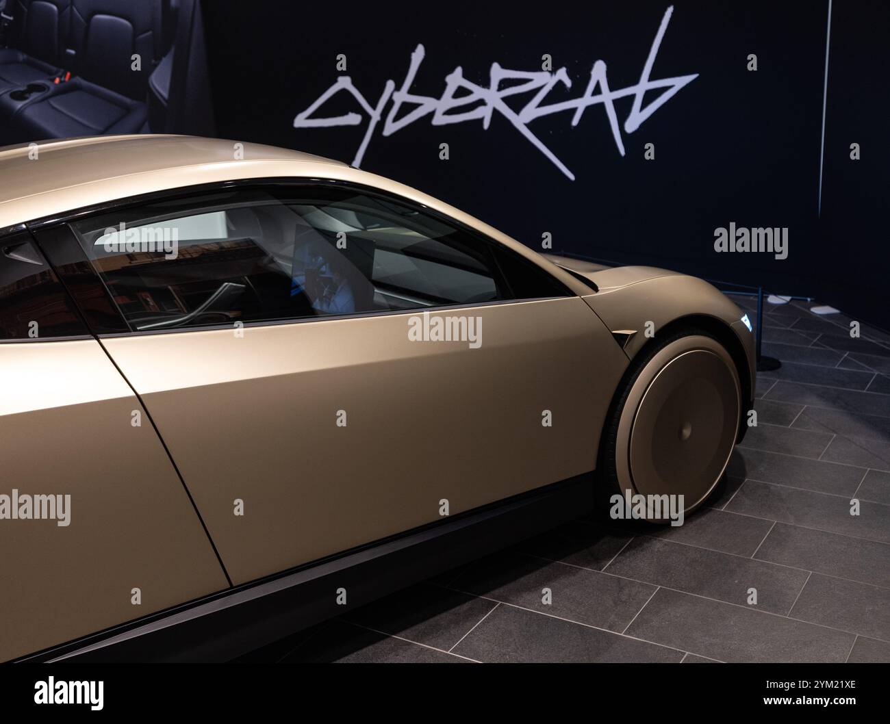 Berlin, Germany. 20th Nov, 2024. A prototype of the Tesla Cybercab ...