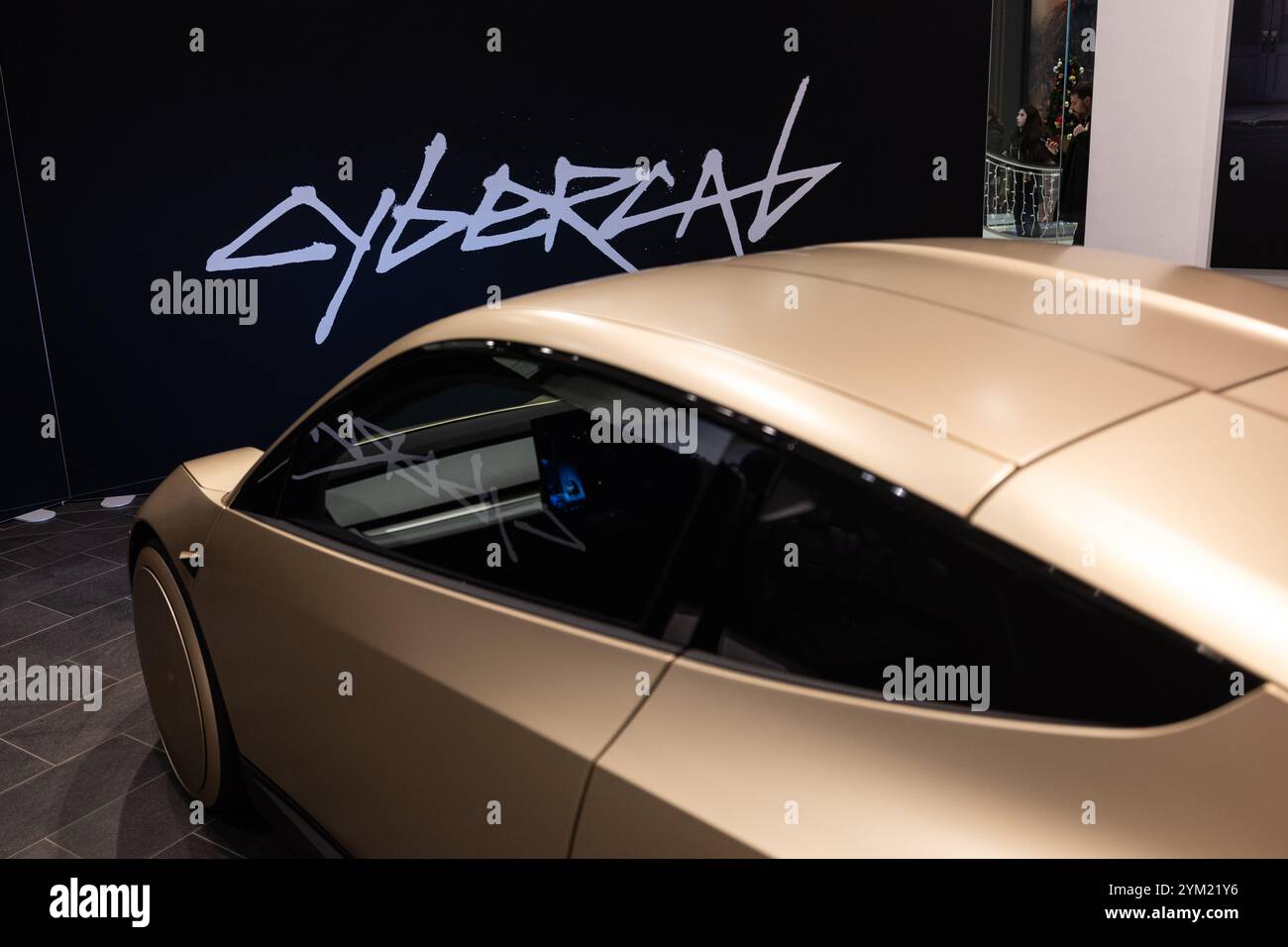 Berlin, Germany. 20th Nov, 2024. A prototype of the Tesla Cybercab ...