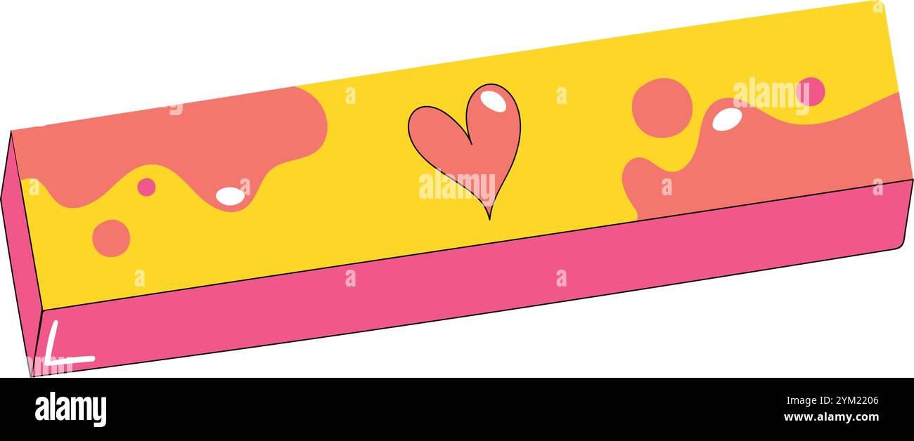 bubble gum candy bar Stock Vector Image & Art - Alamy
