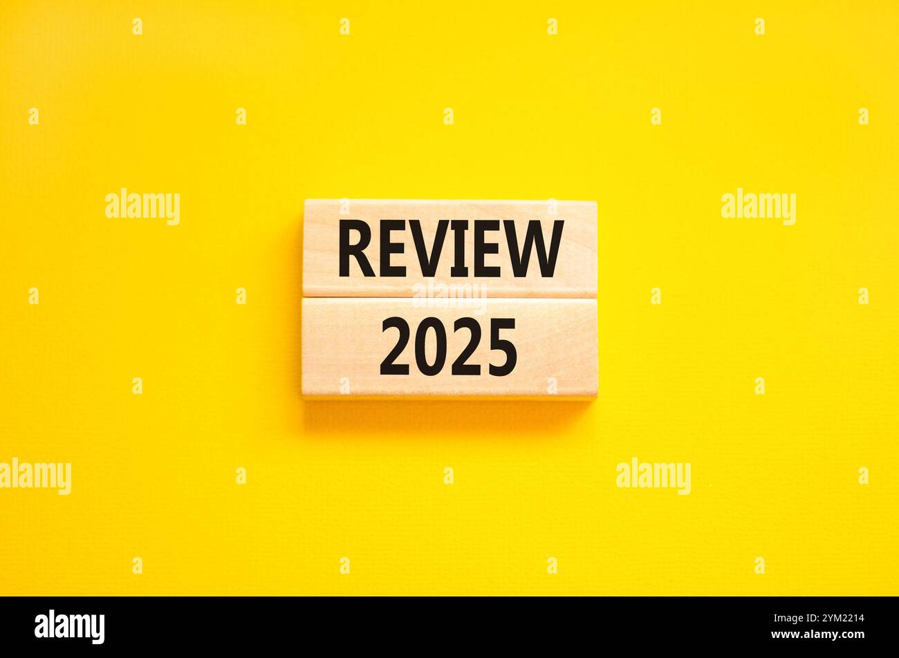 Planning review 2025 new year symbol. Concept words Review 2025 on ...