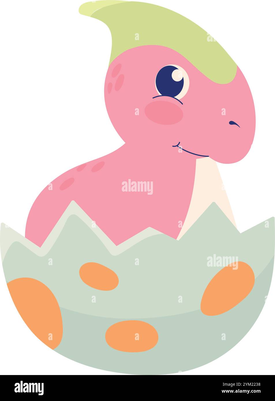 cute dinosaur baby in egg isolated Stock Vector Image & Art - Alamy