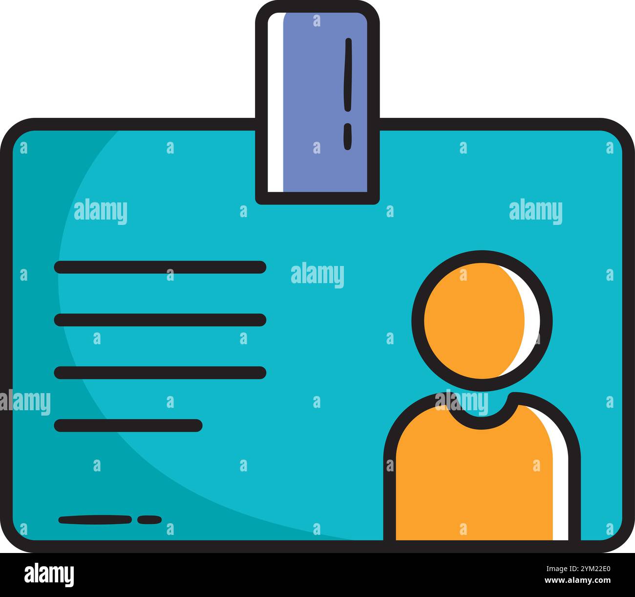 corporate id card security icon Stock Vector Image & Art - Alamy