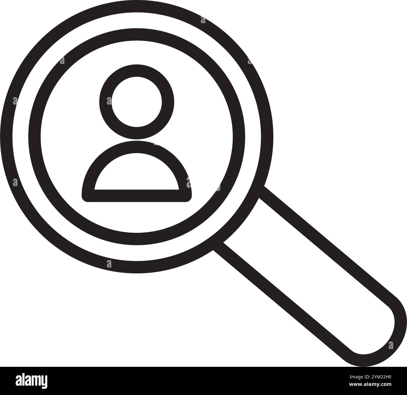 searching contact icon Stock Vector Image & Art - Alamy