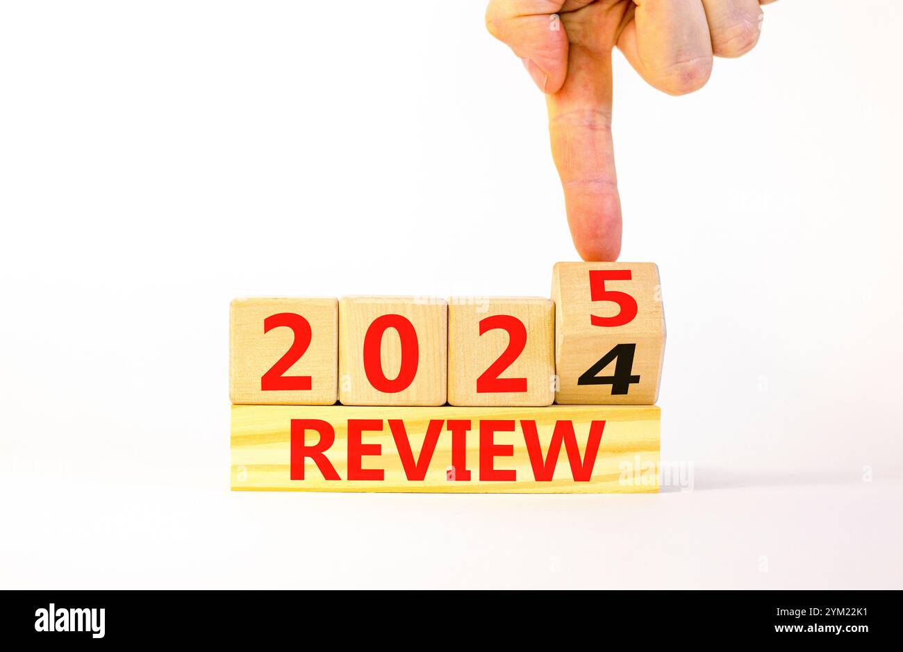 Planning 2025 review new year symbol. Concept words 2024 Review to 2025 ...