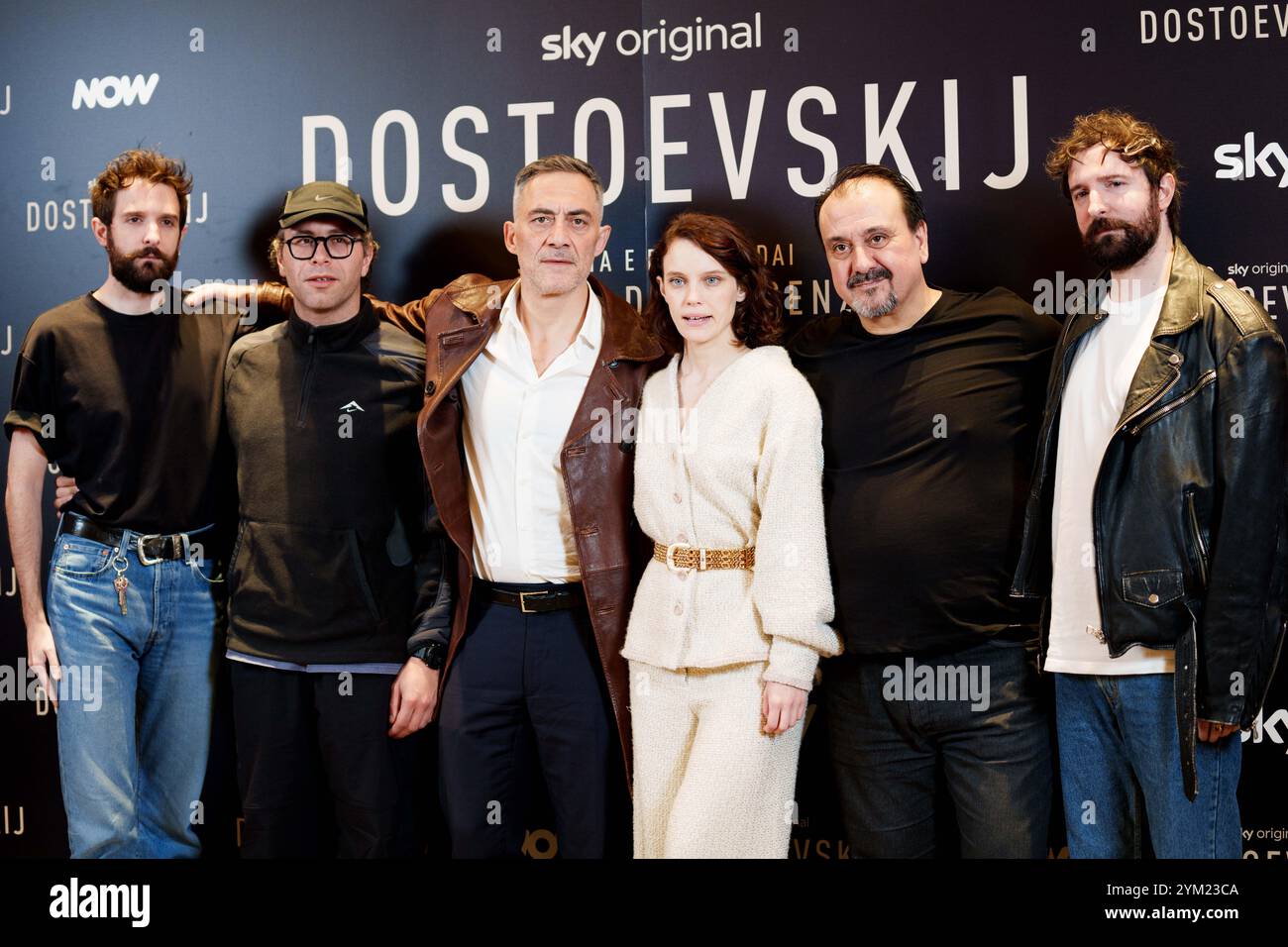 ROME, ITALY - NOVEMBER 20: Damiano e Fabio D'Innocenzo, Filippo Timi ...