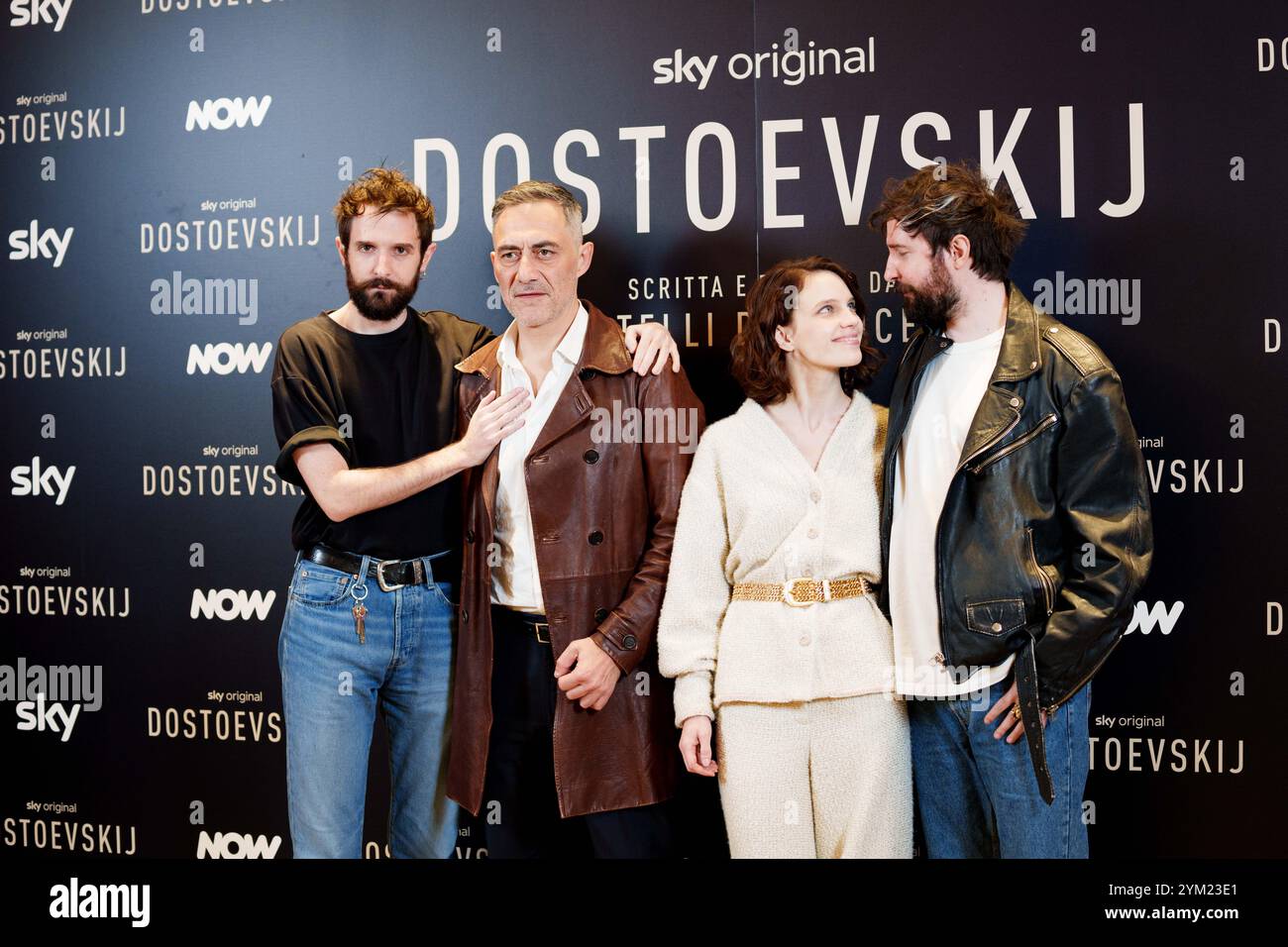 ROME, ITALY - NOVEMBER 20: Damiano e Fabio D'Innocenzo, Filippo Timi ...