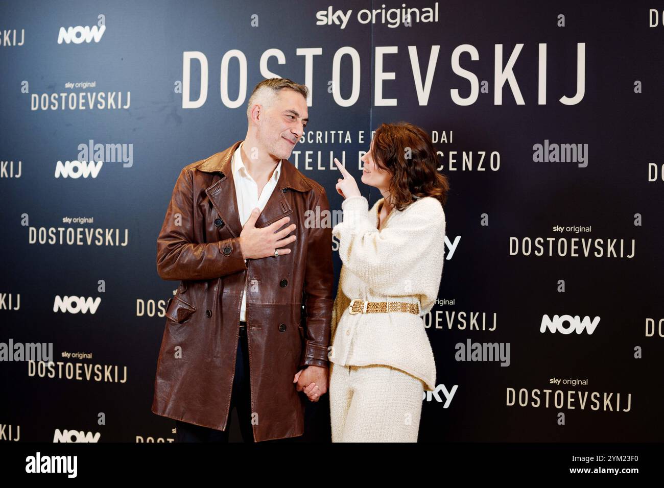 ROME, ITALY - NOVEMBER 20: Damiano e Fabio D'Innocenzo, Filippo Timi ...