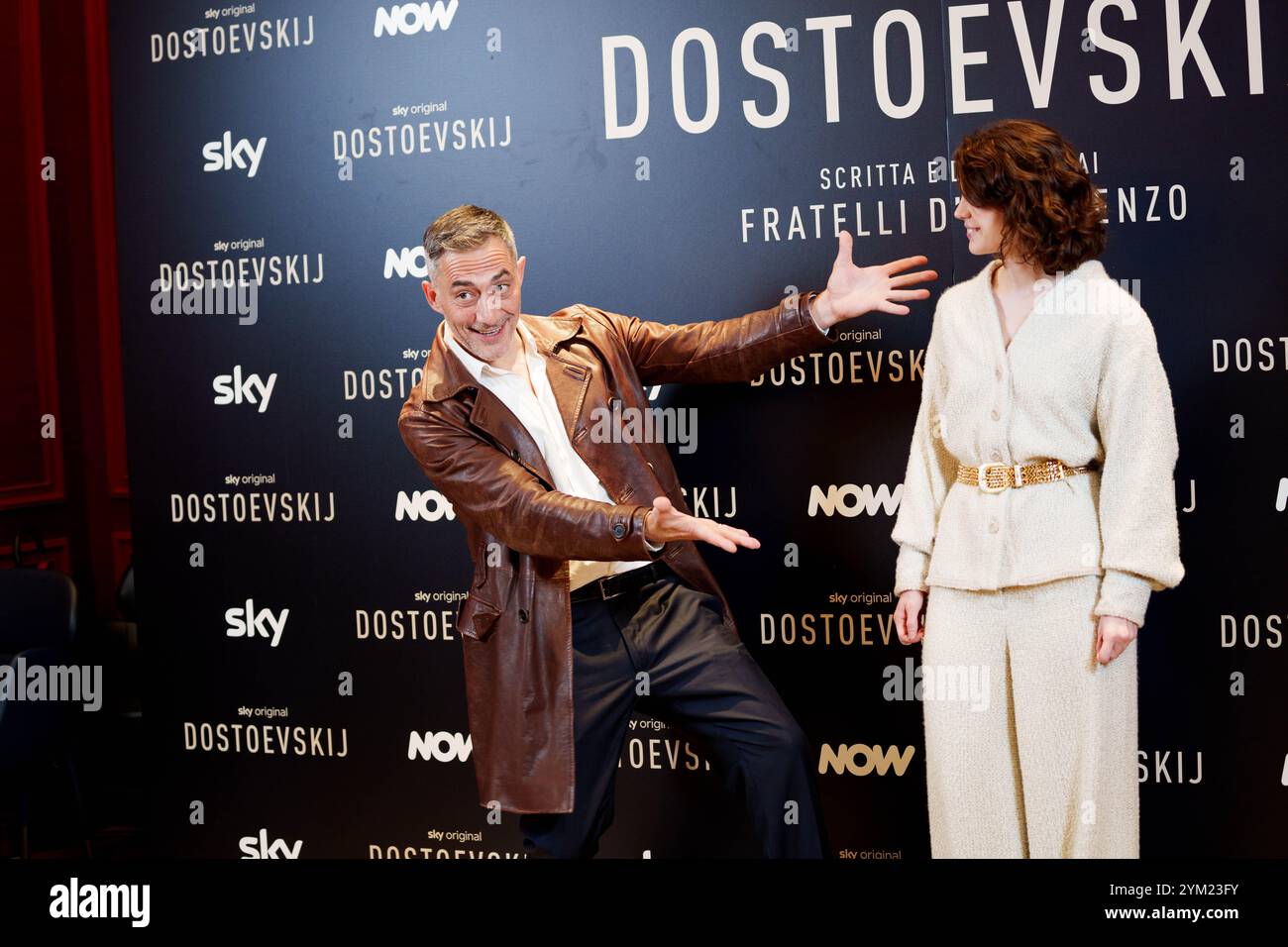 ROME, ITALY - NOVEMBER 20: Damiano e Fabio D'Innocenzo, Filippo Timi ...