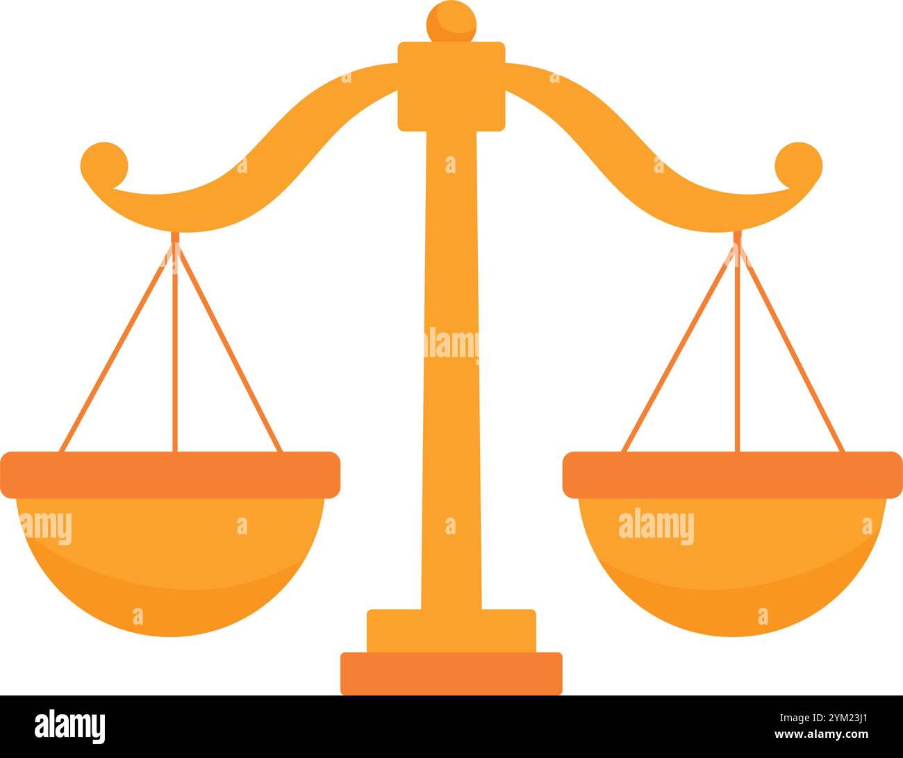 balance scale of justice Stock Vector Image & Art - Alamy