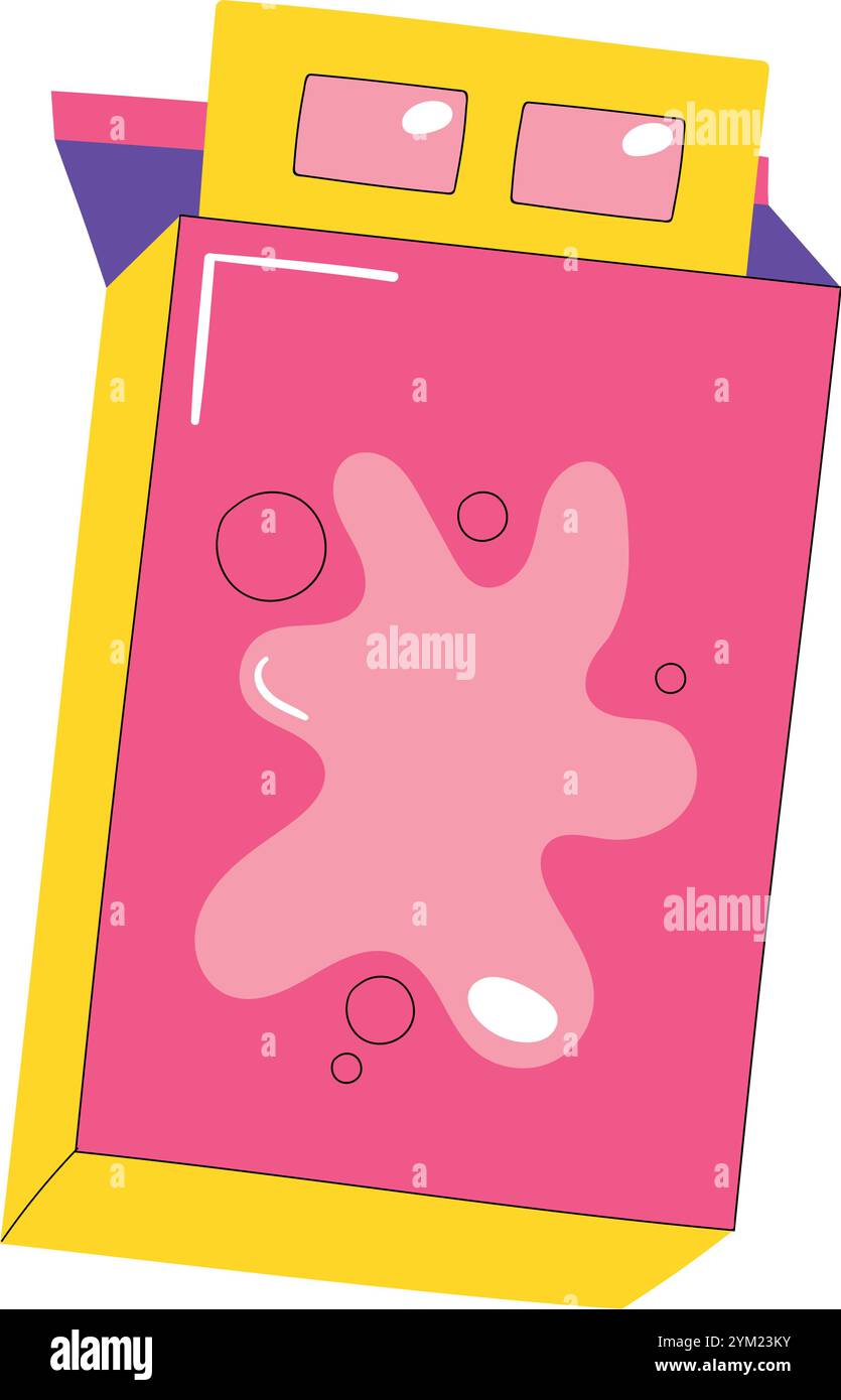 Chewing gum blister pack Stock Vector Images - Alamy