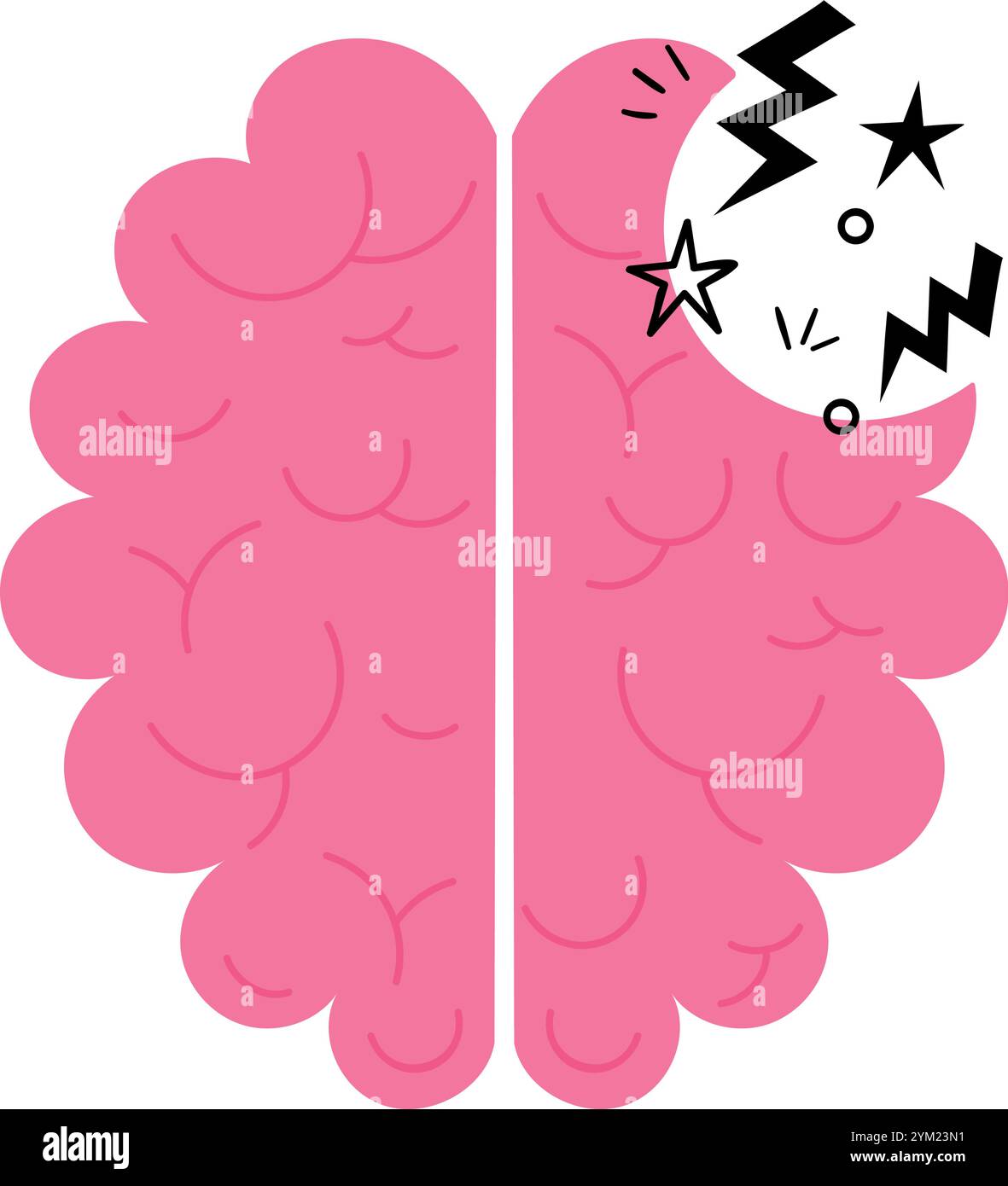 human brain mental depression Stock Vector Image & Art - Alamy