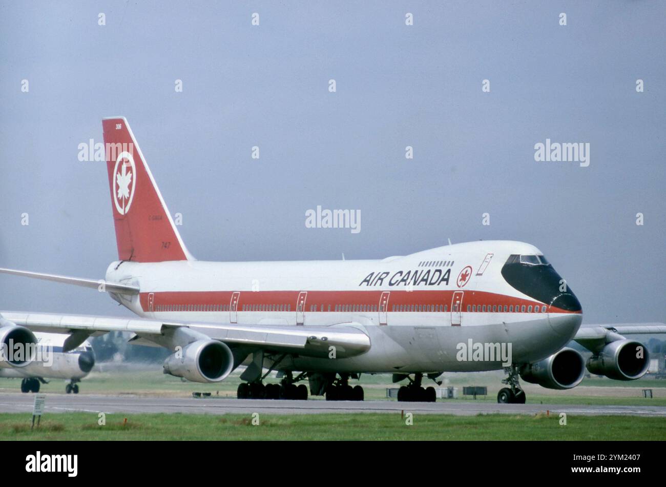 Air Canada Boeing 747 233B C-GAGA is seen here in original livery ...