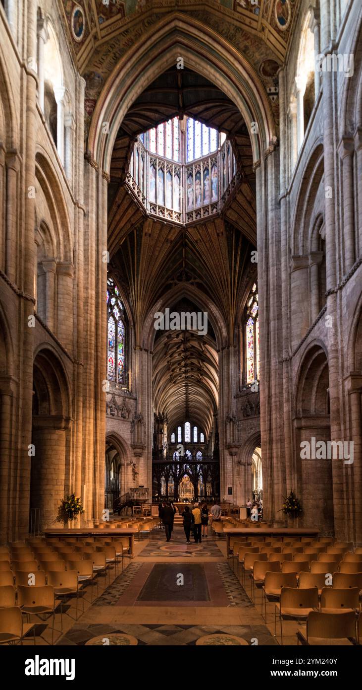 Interior View of Octagon Tower in Ely Cathedral, Ely, Cambridgeshire ...