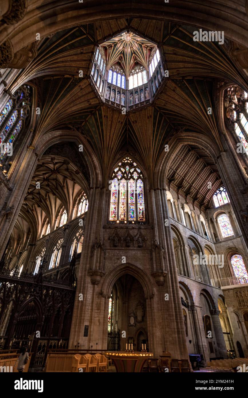 Interior View of Octagon Tower in Ely Cathedral, Ely, Cambridgeshire ...