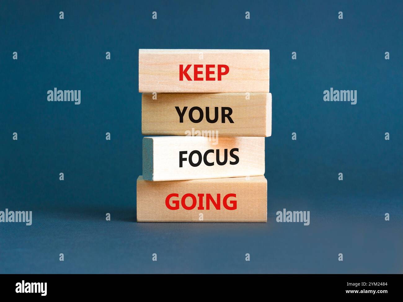 Keep your focus going symbol. Concept words Keep your focus going on ...