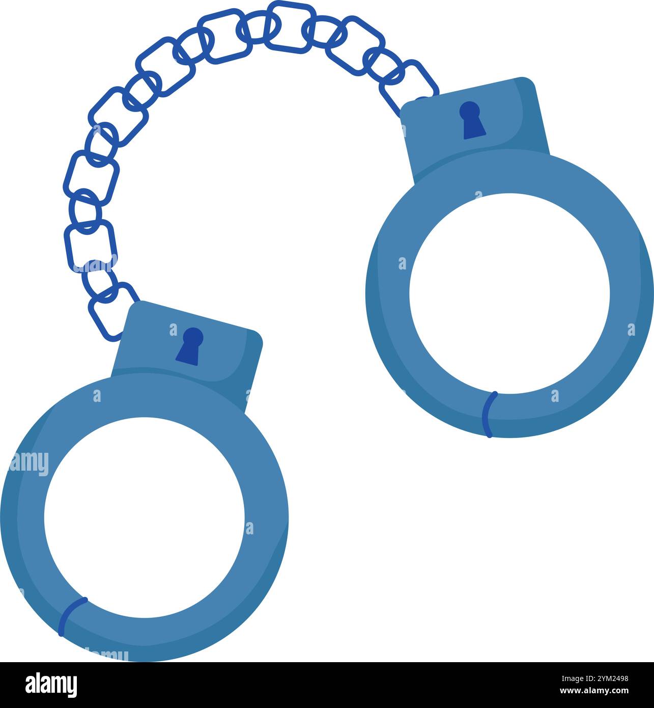 police steel handcuff Stock Vector Image & Art - Alamy