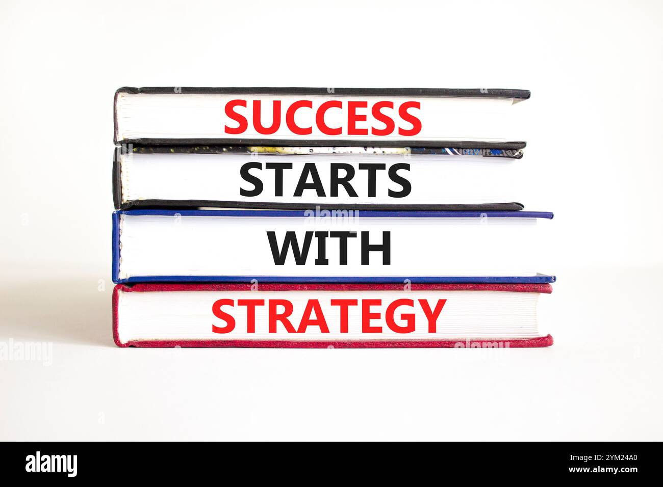 Success starts with strategy symbol. Concept words Success starts with ...