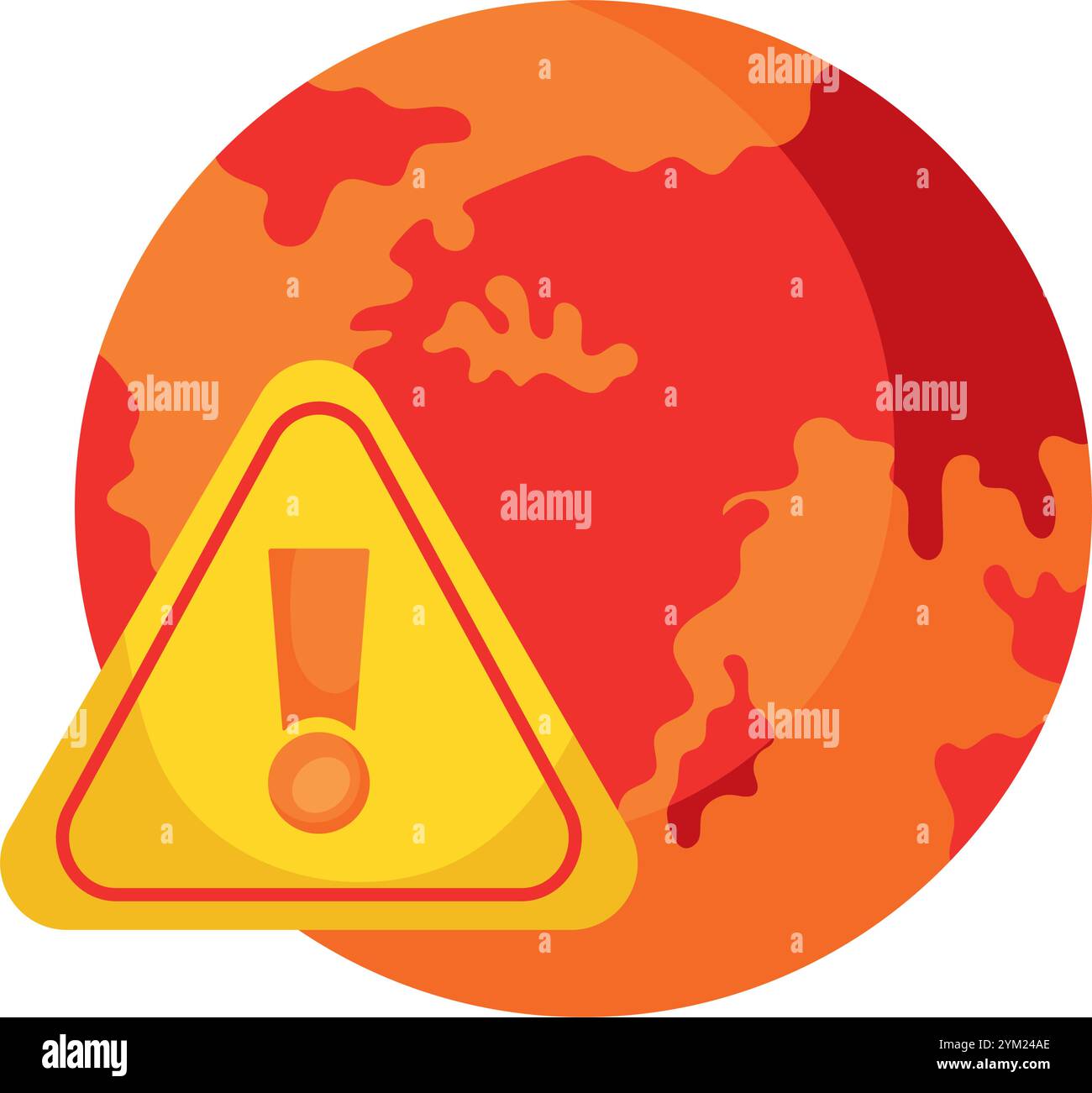 global warming alert symbol Stock Vector Image & Art - Alamy