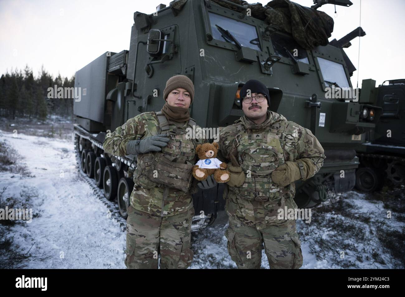 Rovaniemi, Finland. 20th Nov, 2024. U.S Army Signal Support System ...