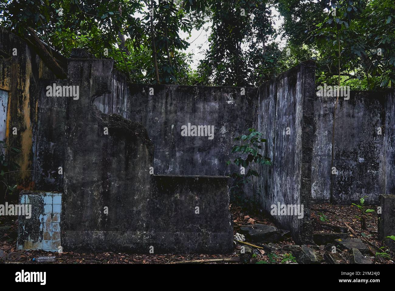 Picture of Armero, a former town engulfed by the pyroclastic flows ...