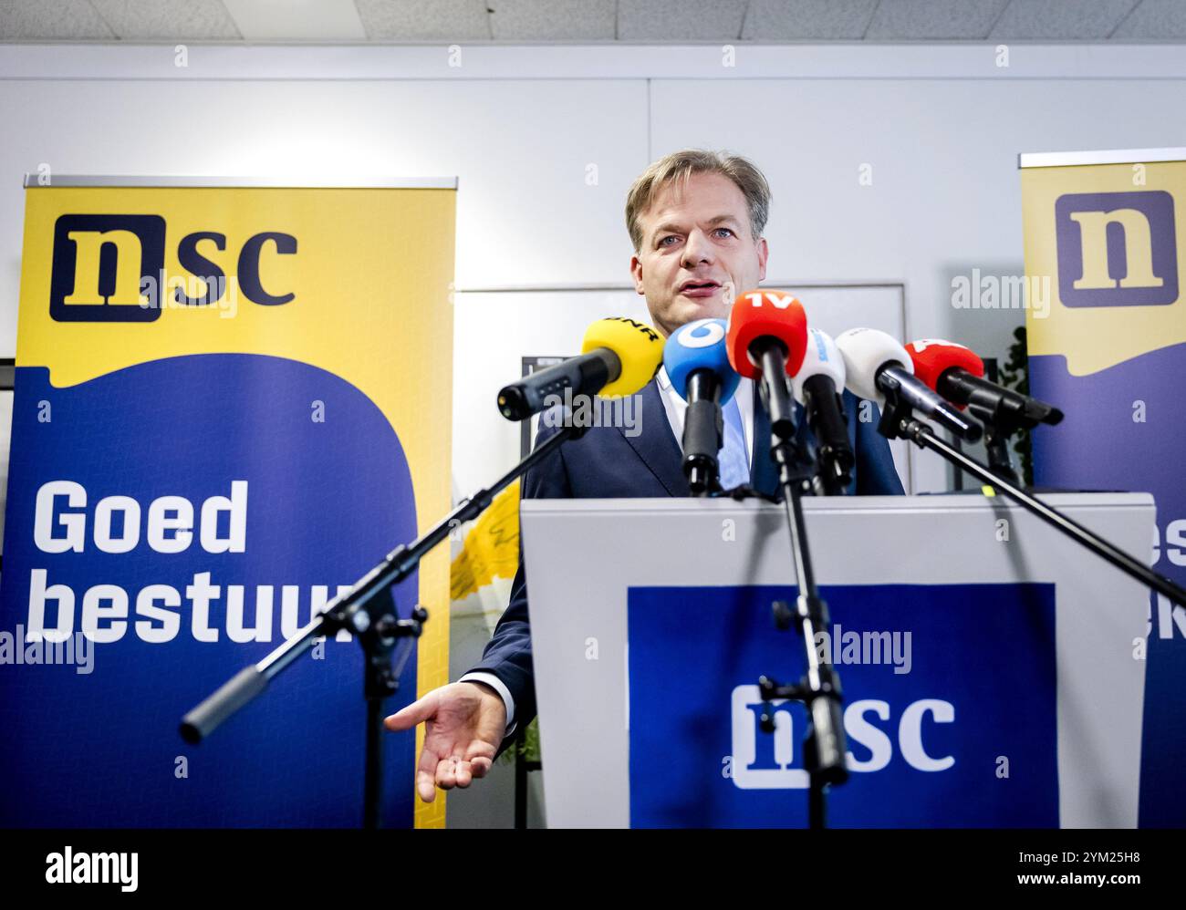 DEN HAAG - NSC leader Pieter Omtzigt will give a press conference on ...