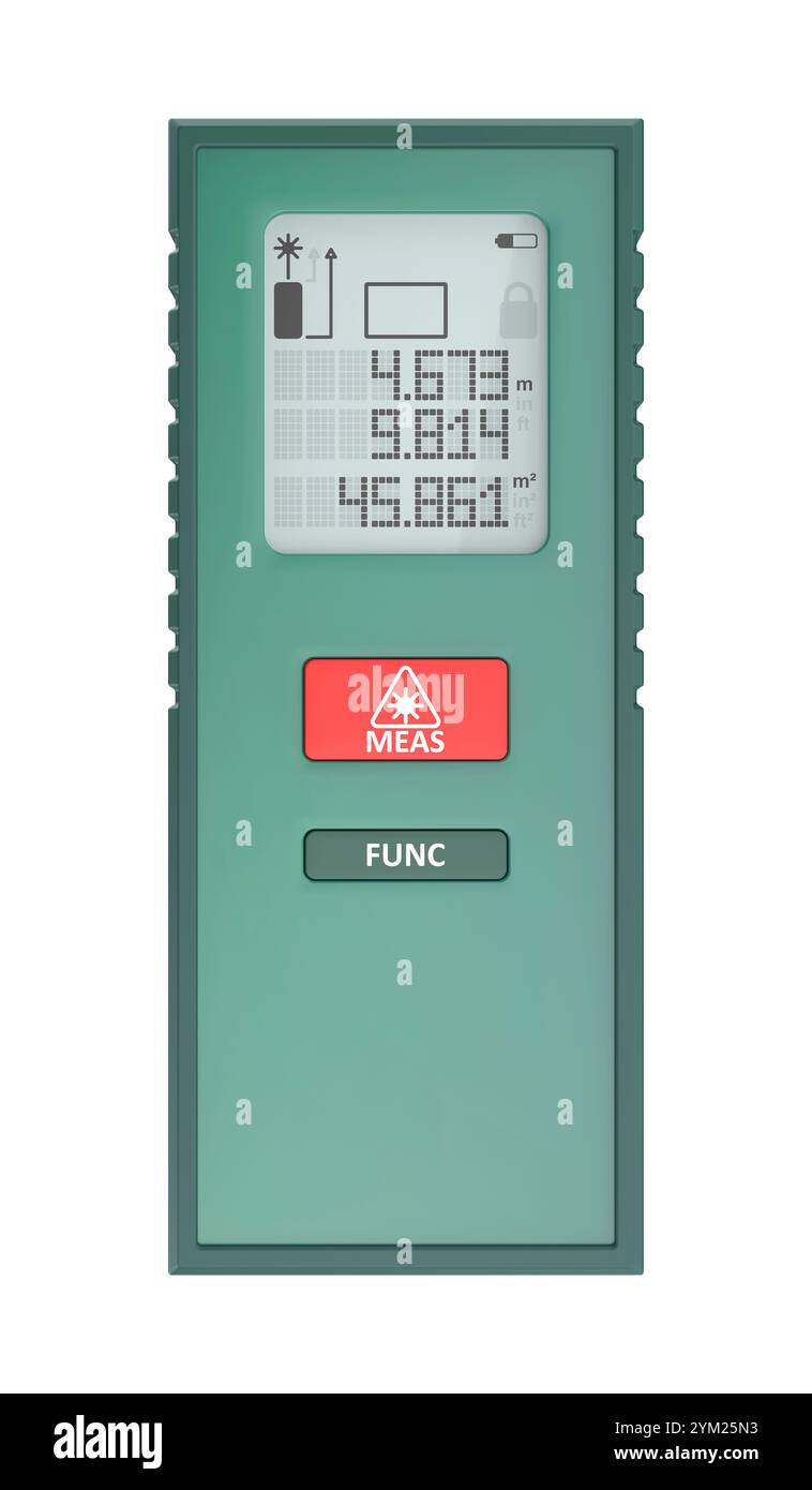 Electronic distance meter Cut Out Stock Images & Pictures - Alamy