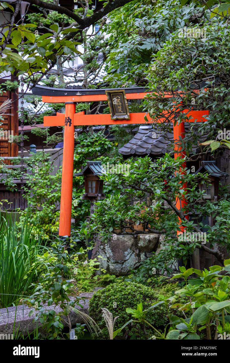 Kyoto Tori Gate Stock Photo - Alamy