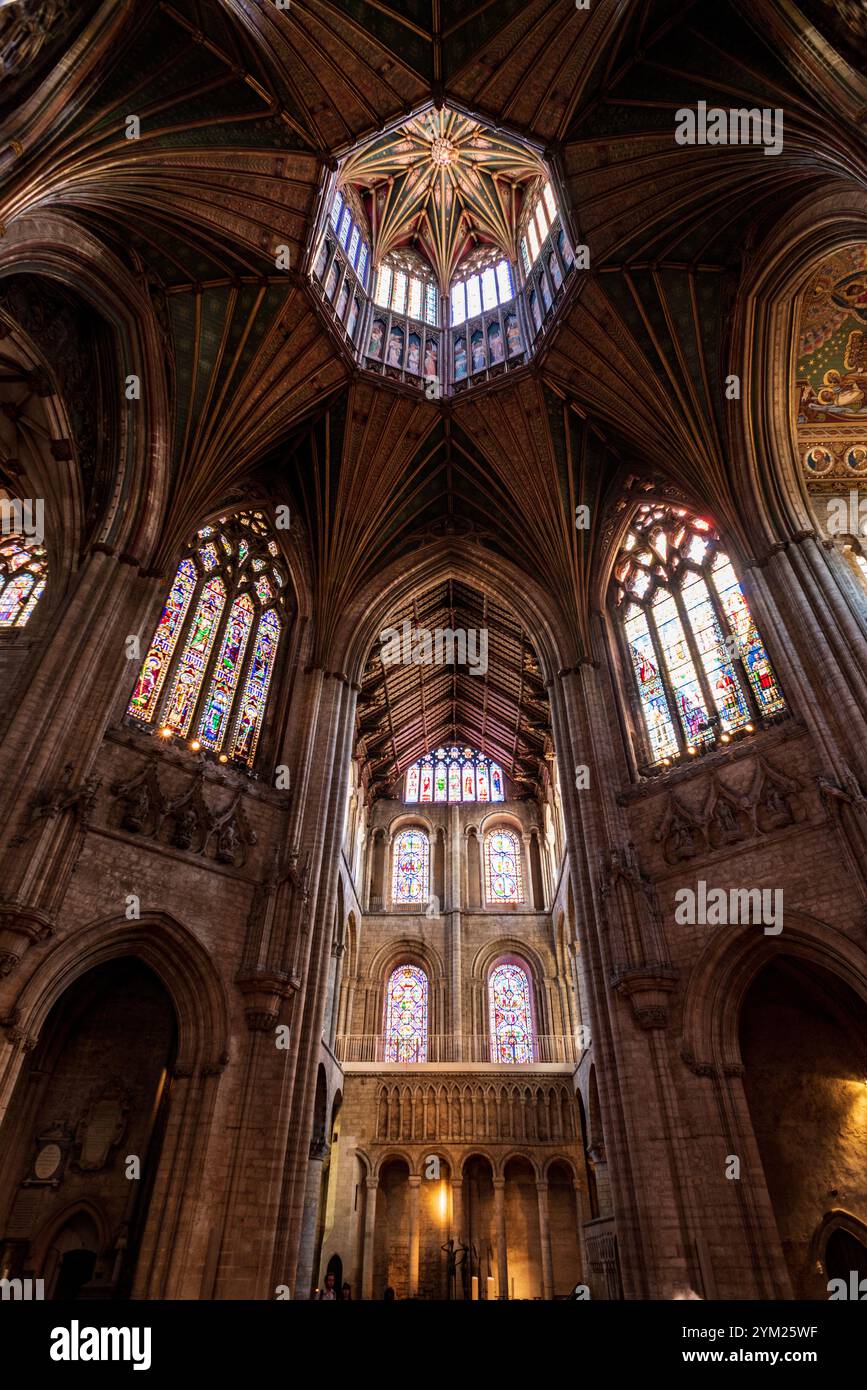 Interior View of Octagon Tower in Ely Cathedral, Ely, Cambridgeshire ...