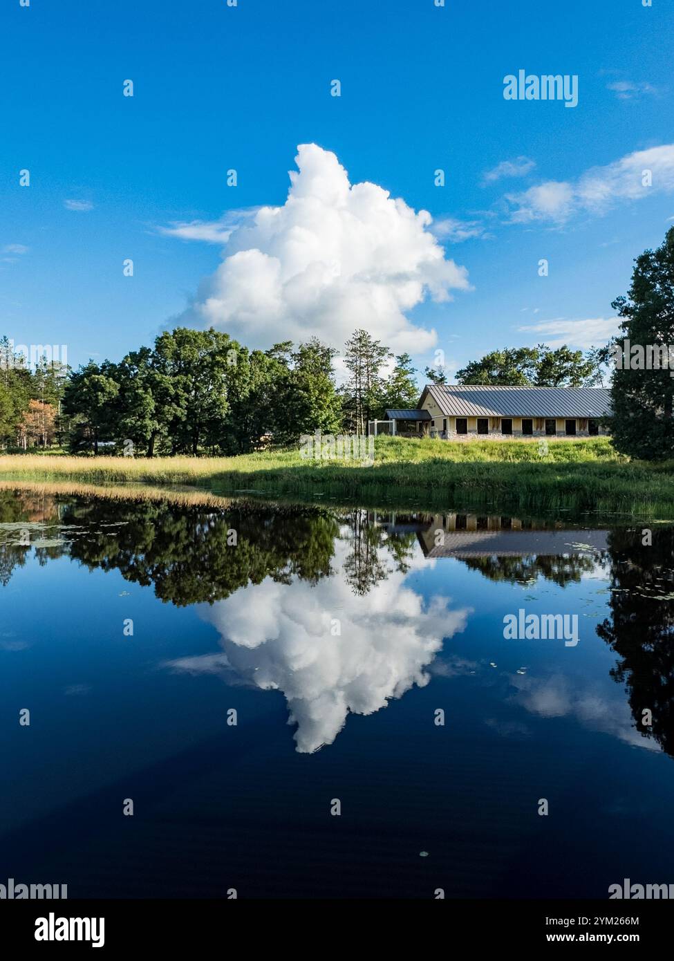 Beautiful Sky and Water in Necedah National Wildlife Refuge in ...