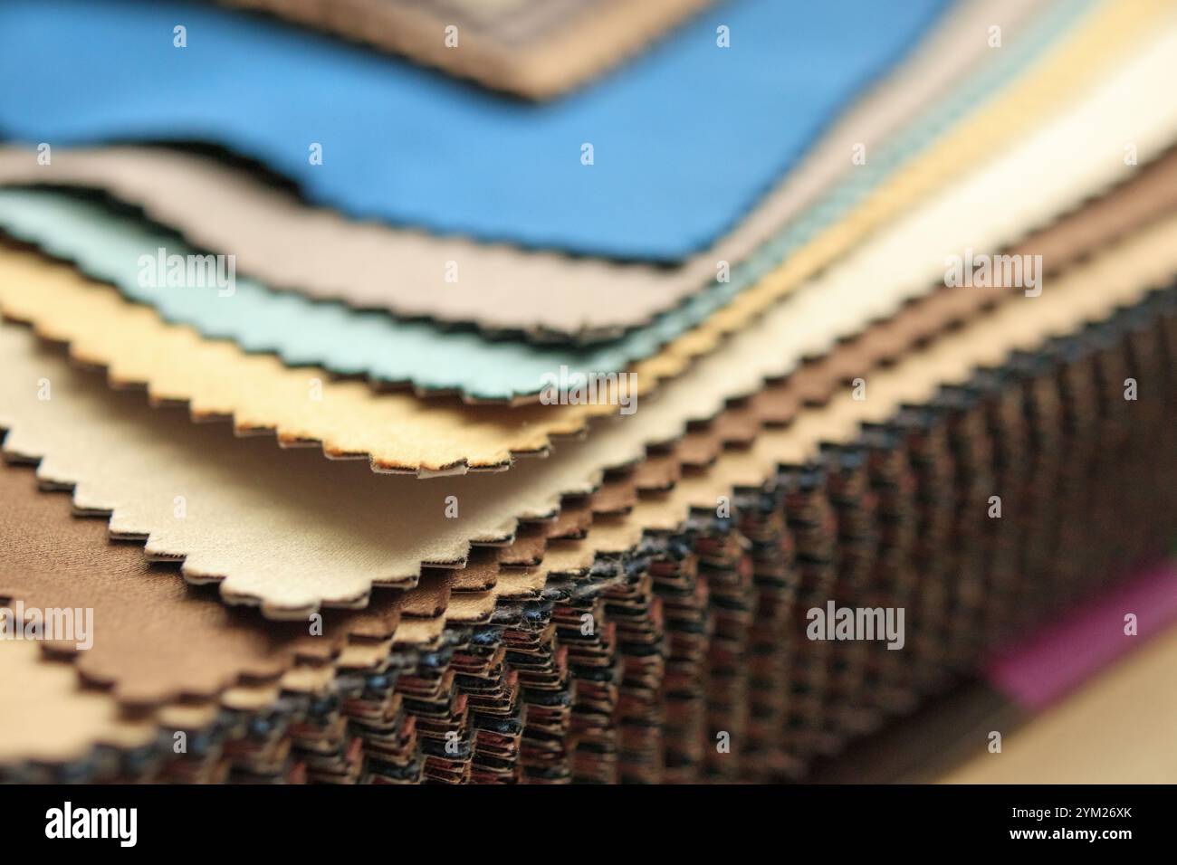 fabric color samples swatch book Stock Photo - Alamy