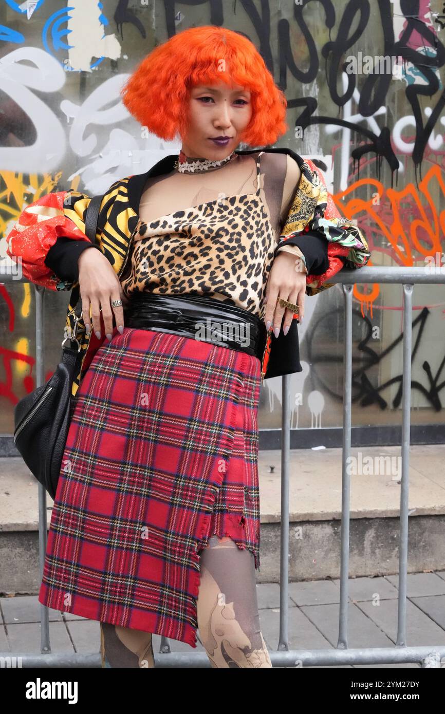 Xuan Xu attends Vivienne Westwood fashion show during Paris Fashion ...