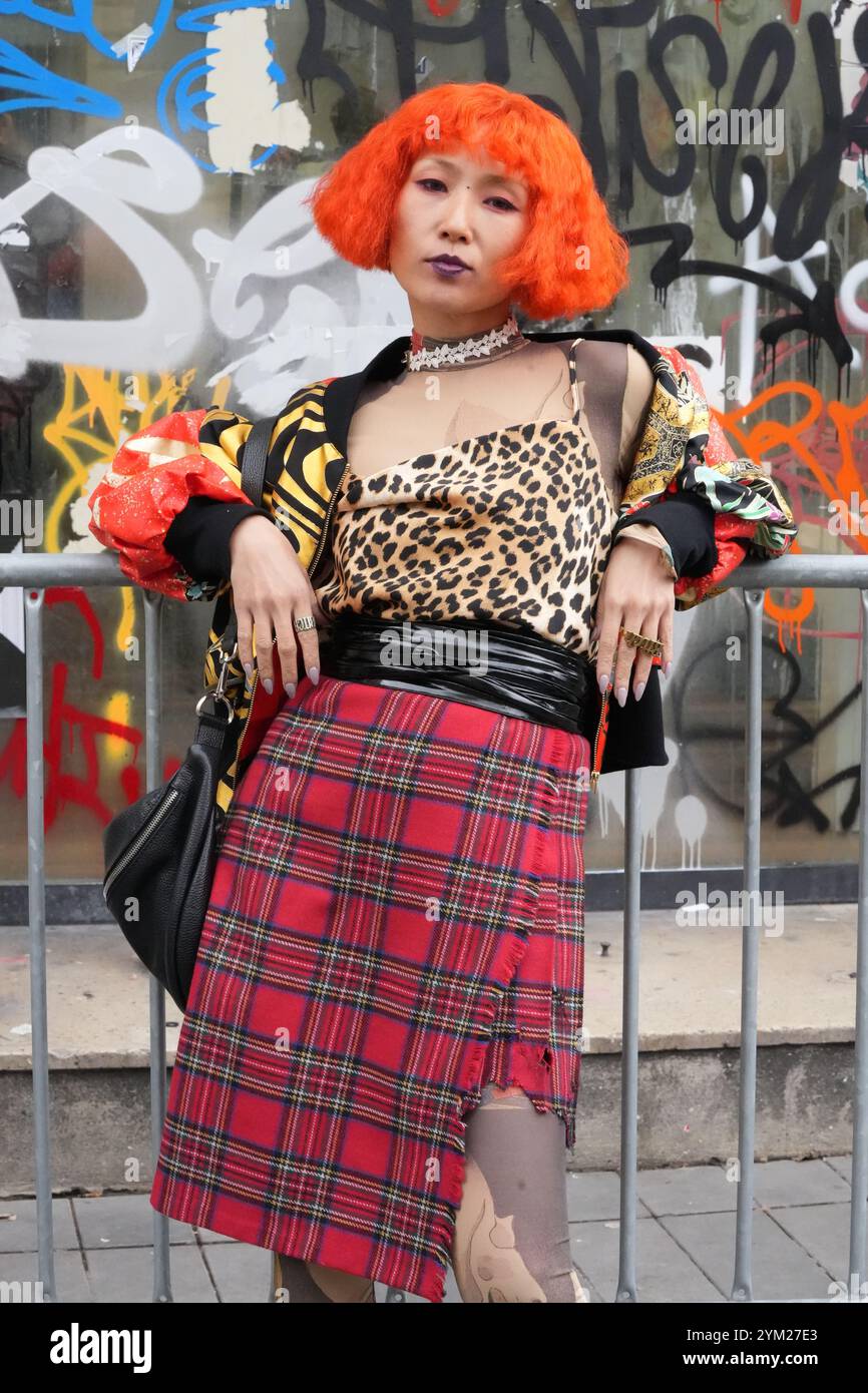 Xuan Xu attends Vivienne Westwood fashion show during Paris Fashion ...