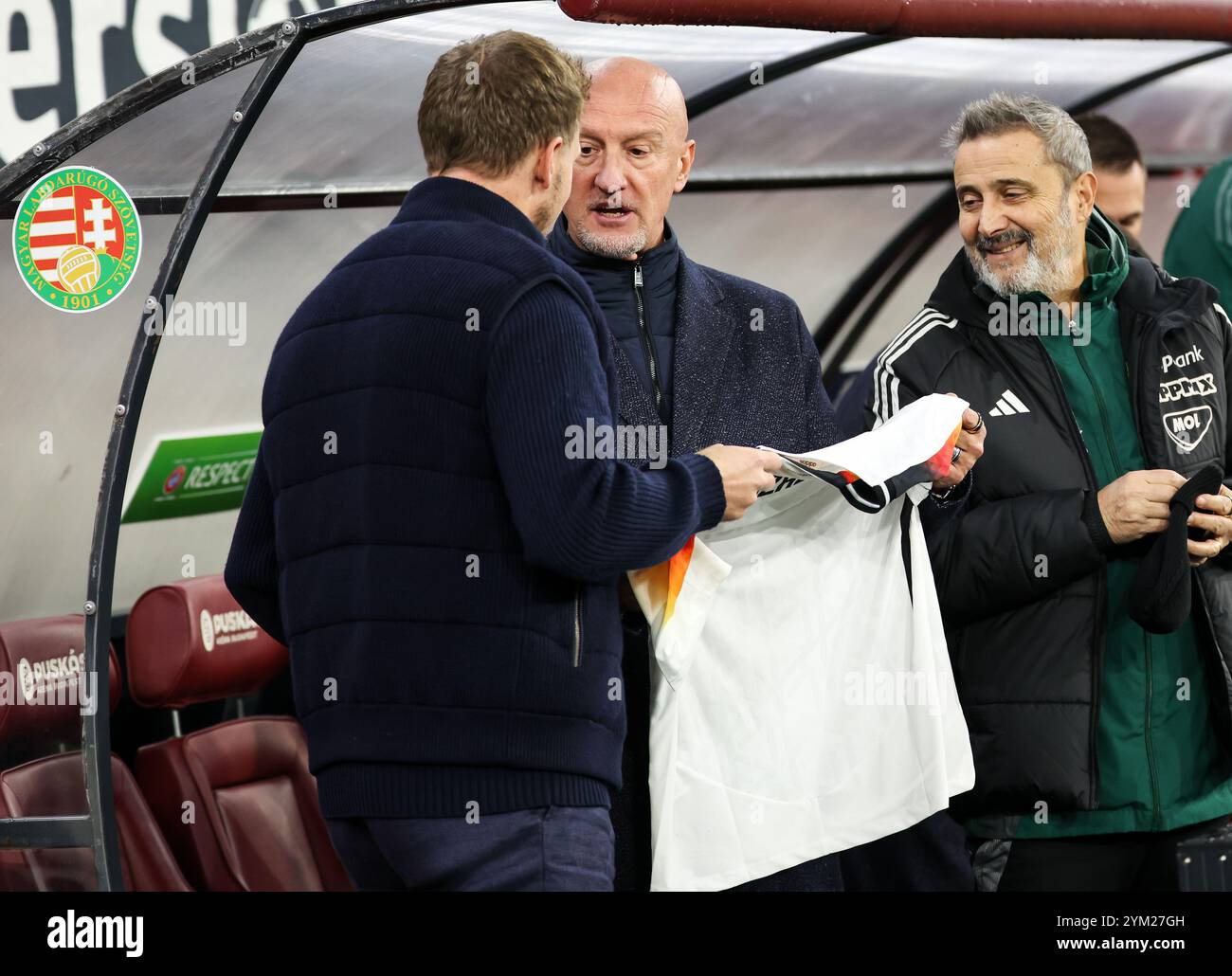 Budapest, Hungary. 19th Nov, 2024. Soccer, Nations League A, Hungary ...