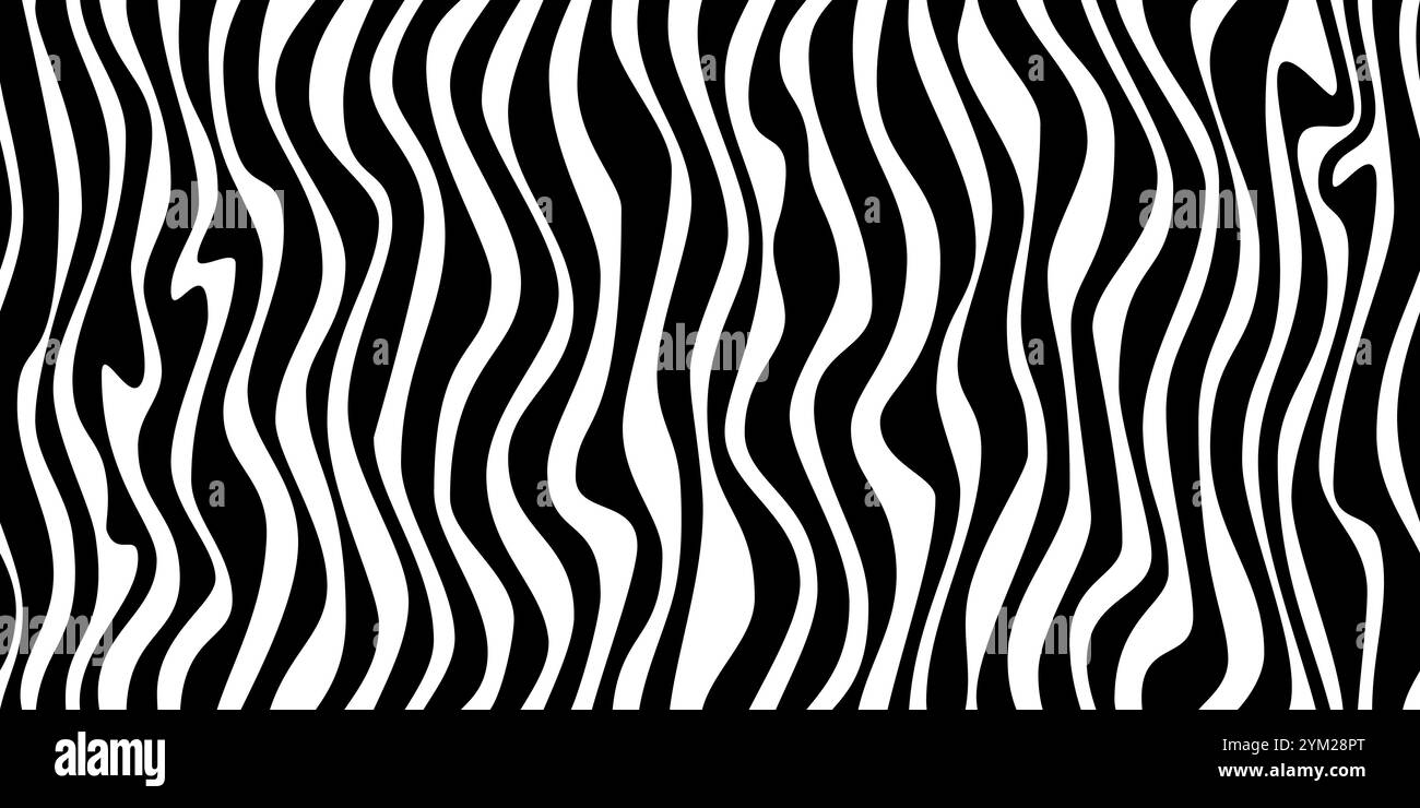 Pattern Curved Striped Wave Background. Vertical Flowing Black and ... Pattern Curved Striped Wave Background. Vertical Flowing Black and ...
