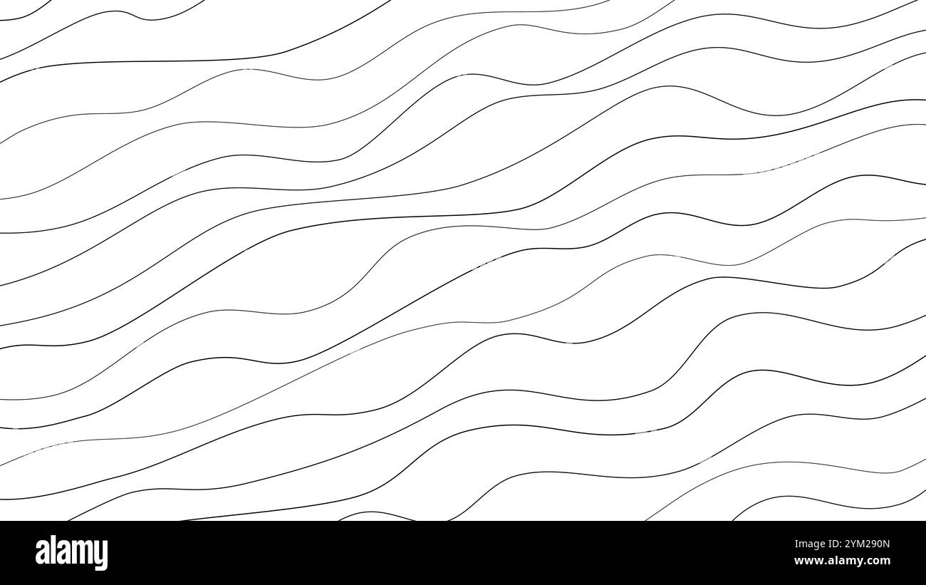 Diagonal Striped Calm Wave Background. Abstract Zebra Lines Stock ...