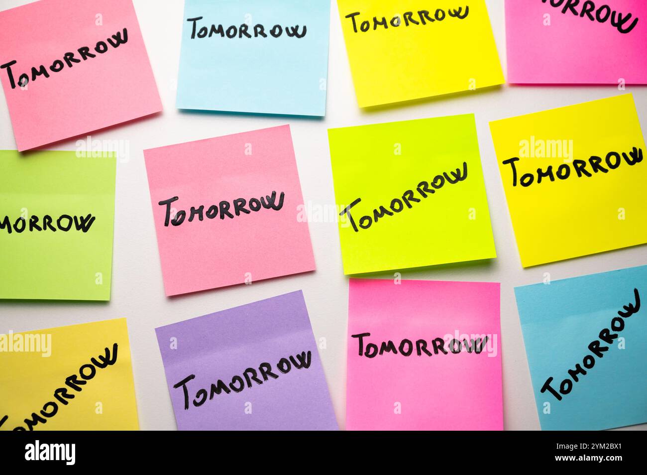 Word tomorrow hi-res stock photography and images - Alamy