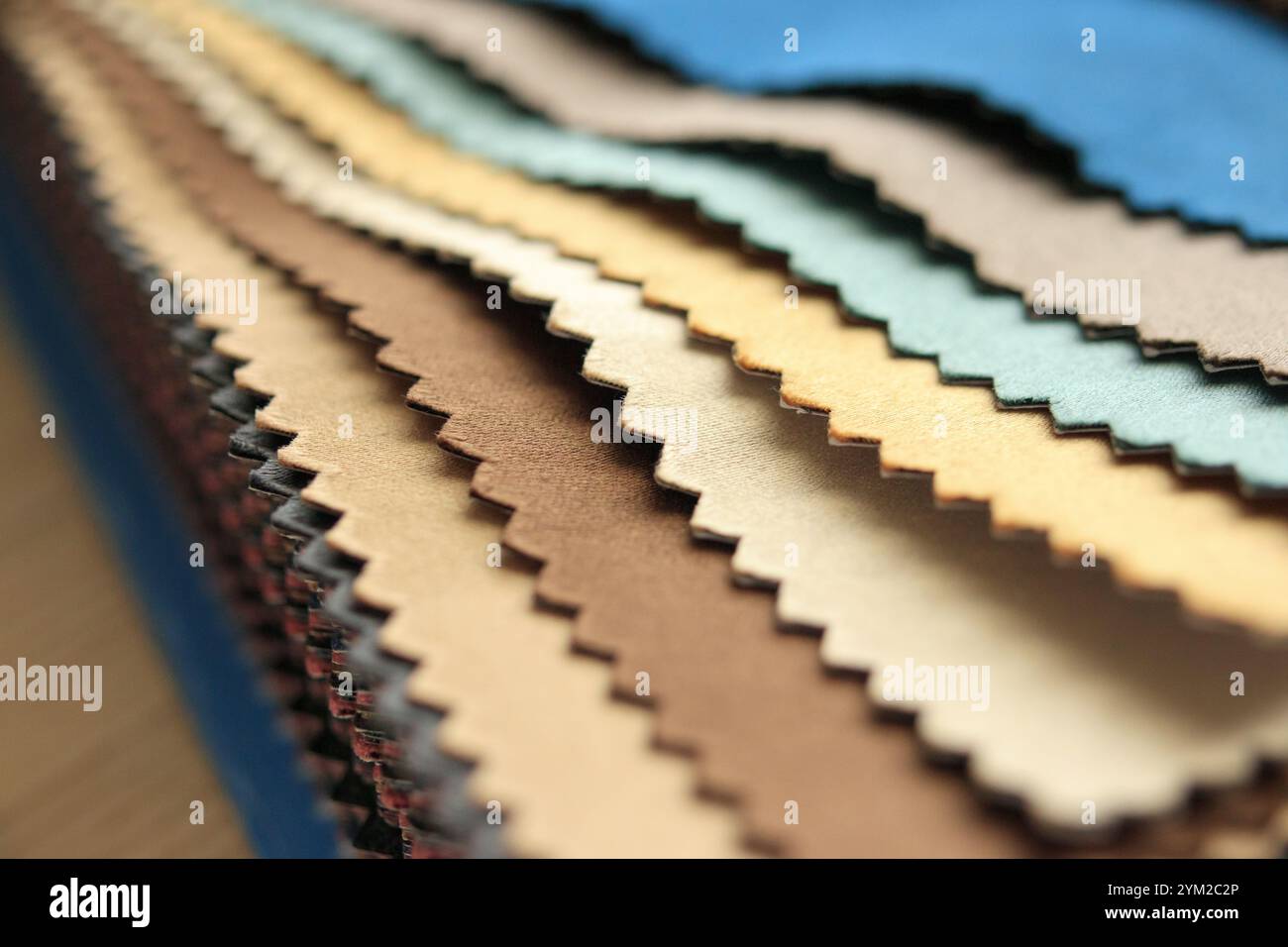 fabric color samples swatch book Stock Photo - Alamy