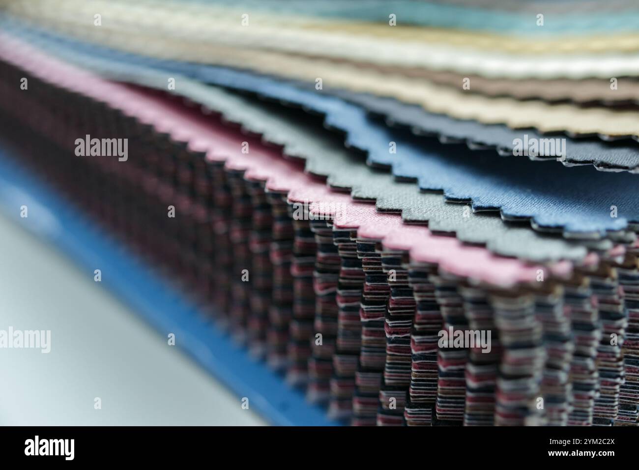 fabric color samples swatch book Stock Photo - Alamy