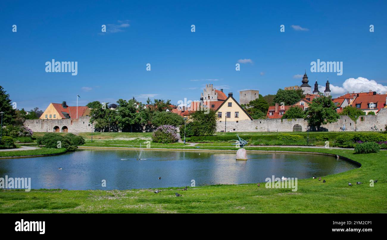 Visby old town medieval hi-res stock photography and images - Alamy