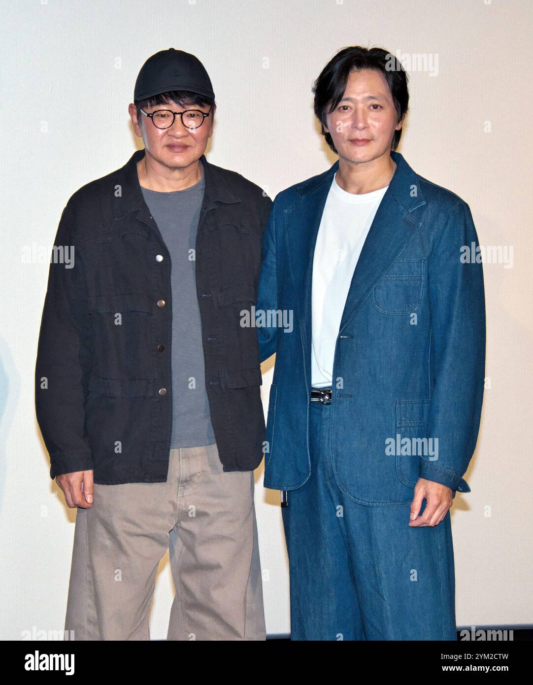 Tokyo, Japan. 20th Nov, 2024. Actor Jang Dong-gun(R) and Director Hur ...