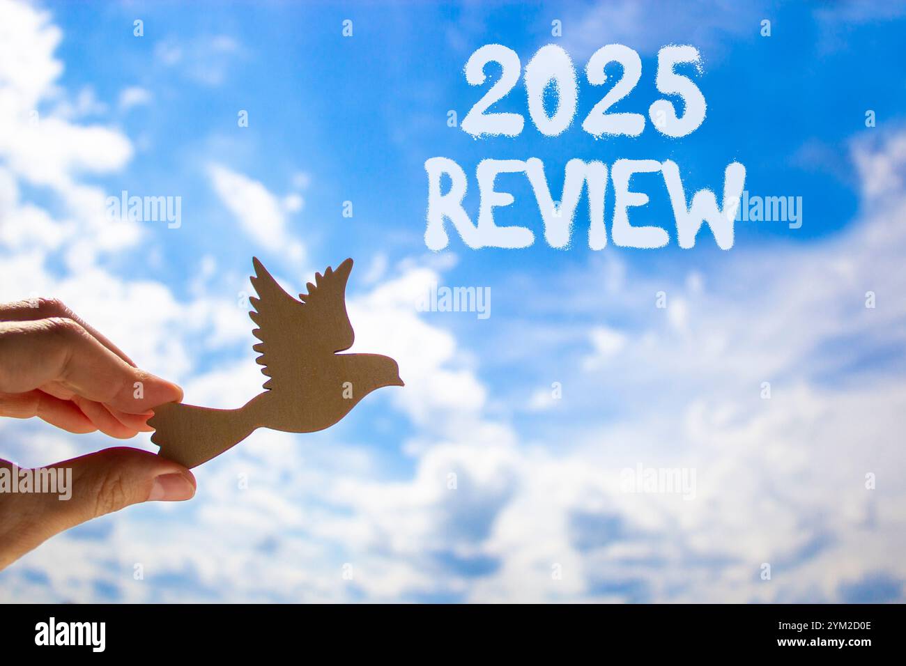 Planning 2025 review new year symbol. Concept words 2025 Review on ...