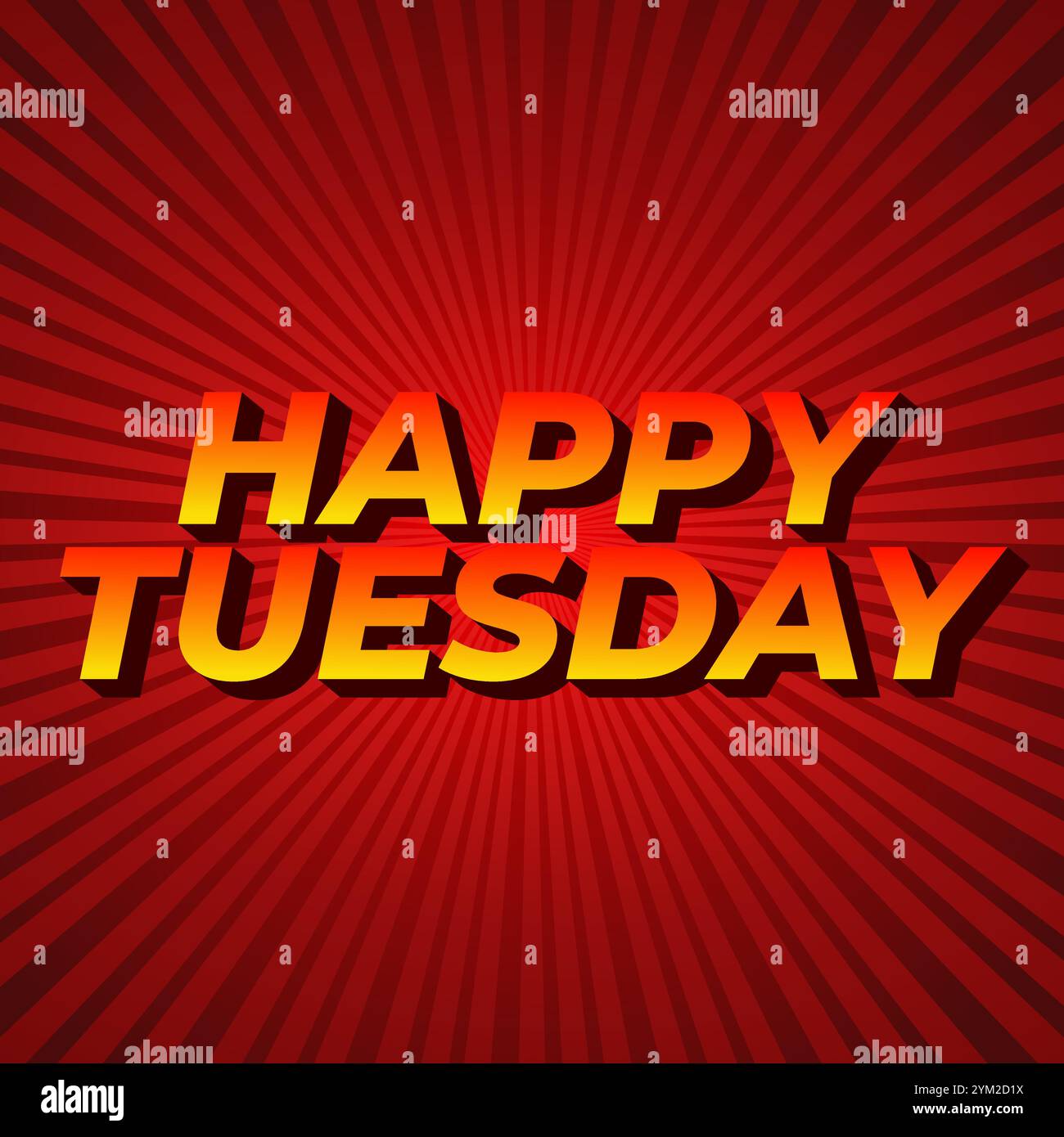 Happy tuesday text effect design with Uppercase letters and 3D style ...