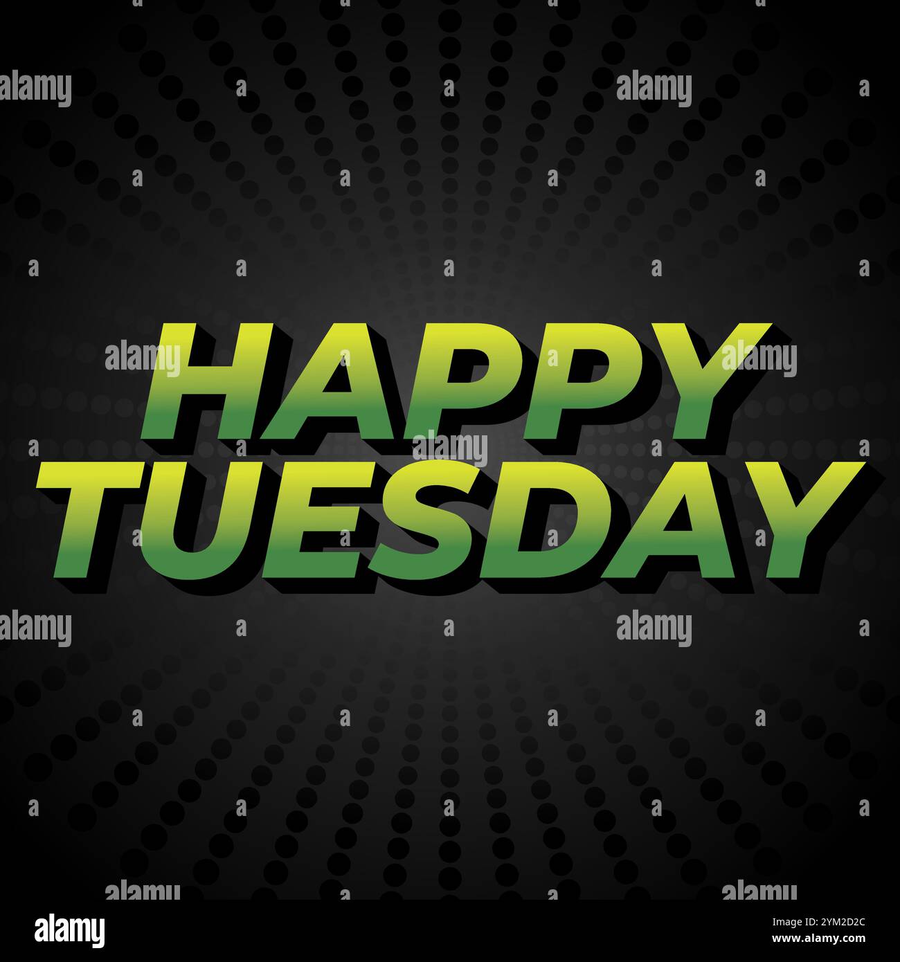 Happy tuesday text effect design with Uppercase letters and 3D style ...