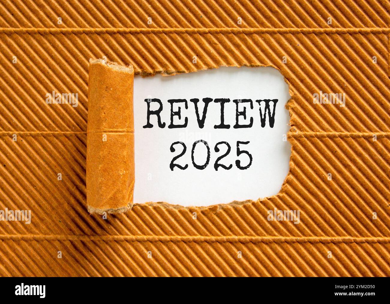 Planning review 2025 new year symbol. Concept words Review 2025 on ...