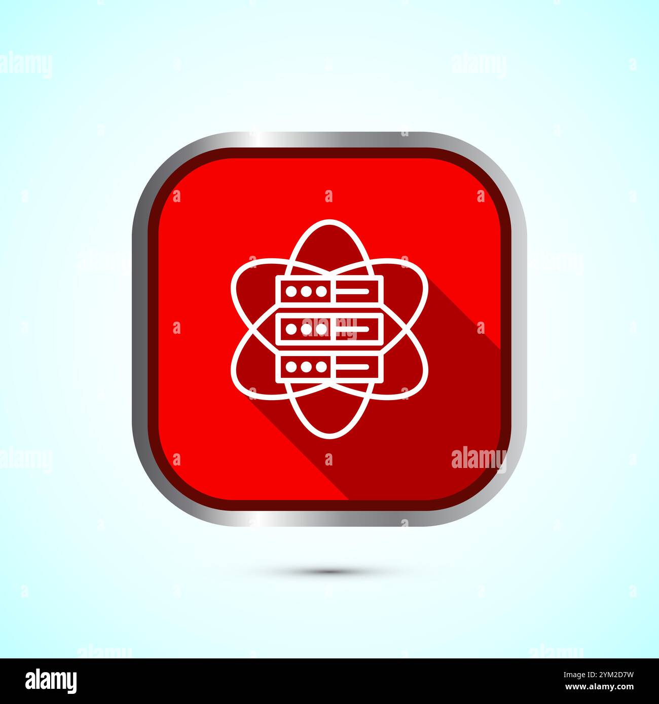Data science icon design illustration. Big data, digital tech icon ...