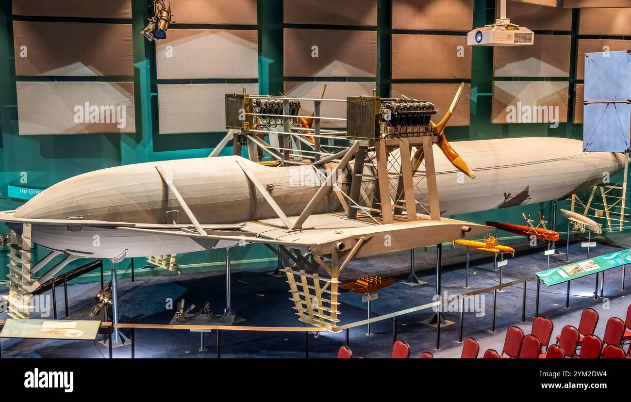 Interior of the Alexander Graham Bell National Historic Site in Baddeck ...