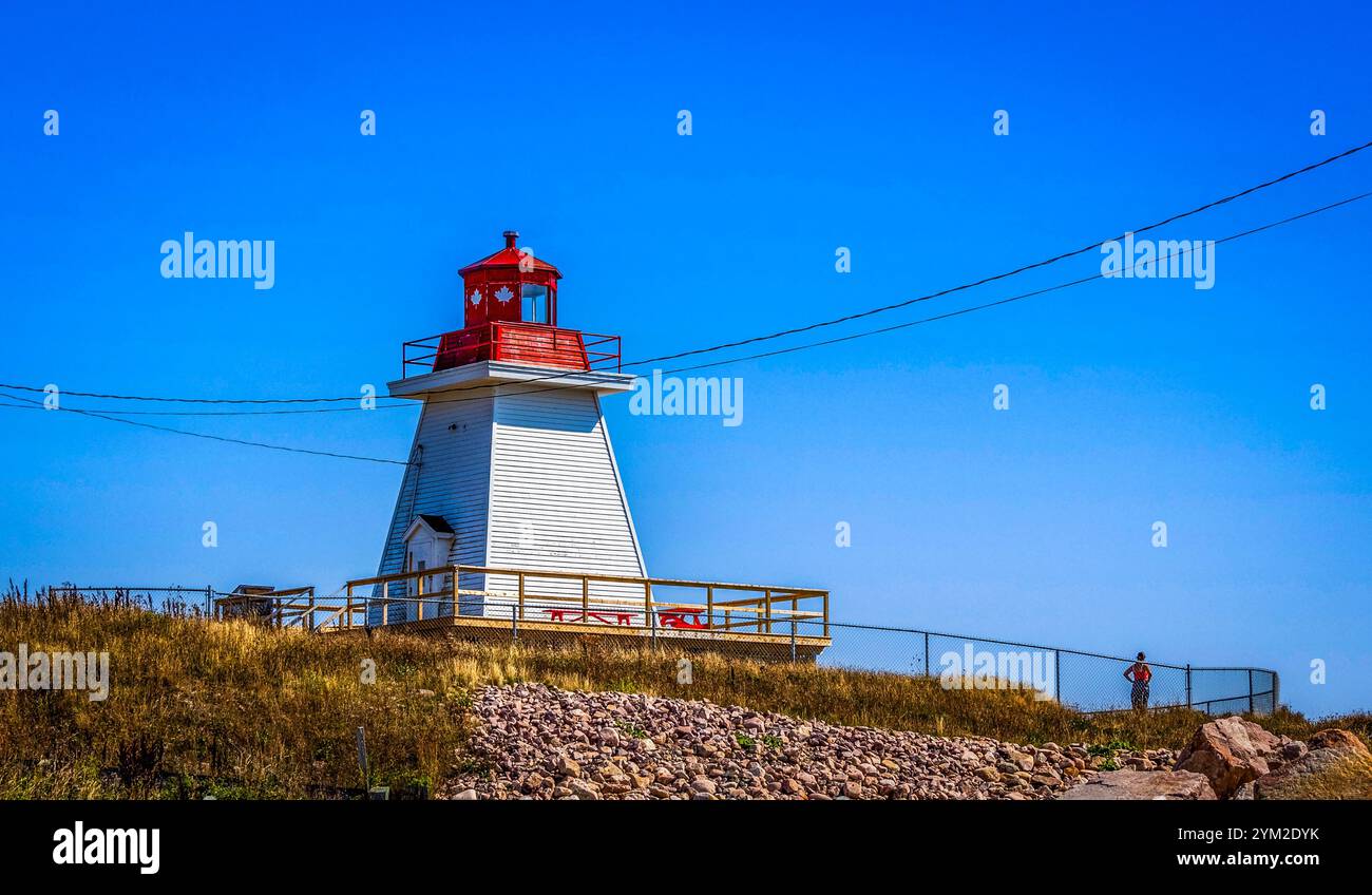 Neils Harbor Lighthouse is a heritage lighthouse on the Cabot Trail on ...