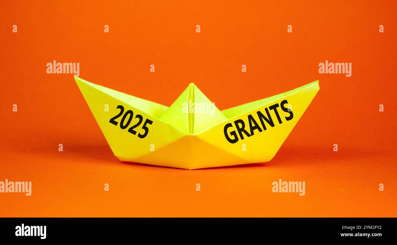 Planning 2025 grants new year symbol. Concept words 2025 Grants on ...