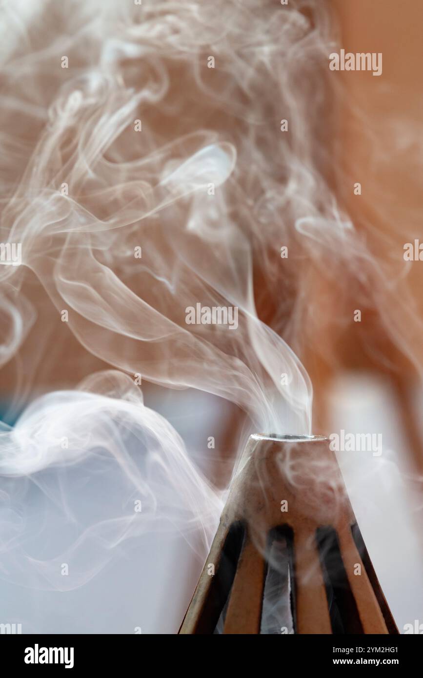 Smell smelling incense hi-res stock photography and images - Alamy