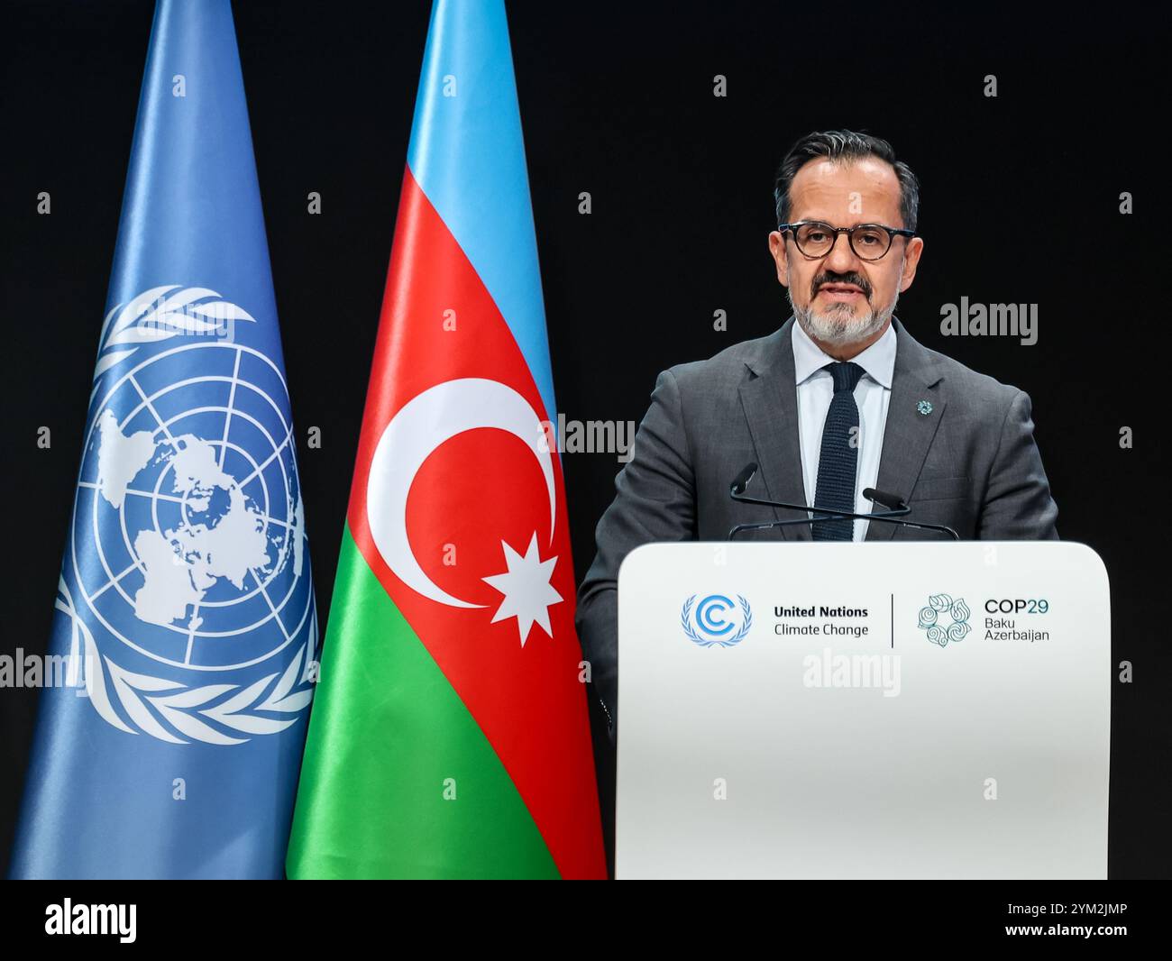 Baku, Azerbaijan. 20th Nov, 2024. Enrique Ochoa Martínez ...
